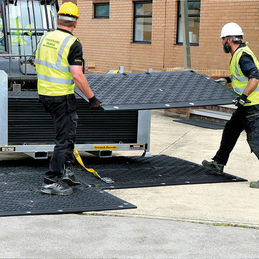 MaxiTrack Ground Protection Mats for Sale | GroundGuards USA